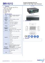 Fanless PC - BMV-VU112 - AmbiWorks - box / embedded / Intel® Celeron® 6305E