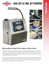 REA-JET SC INK JET PRINTER - Pannier - PDF Catalogs | Technical ...