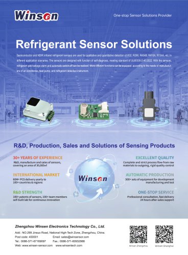 All Zhengzhou Winsen Electronics Technology Co., Ltd catalogs and ...