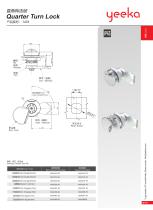 Quarter-turn lock - 1434-013-20 - Wenzhou Yeeka Lock Technology Co ...