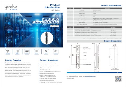 Yeeka 1511 Series IoT Lock_Product page_EN - Wenzhou Yeeka Lock ...