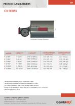 Premix Burners - COMBHEX COMBUSTION SYSTEMS - PDF Catalogs | Technical Documentation | Brochure