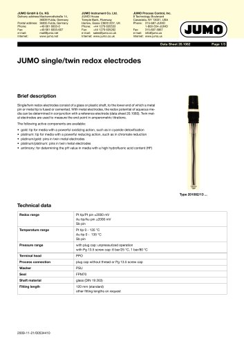All JUMO Process Control, Inc. catalogs and technical brochures