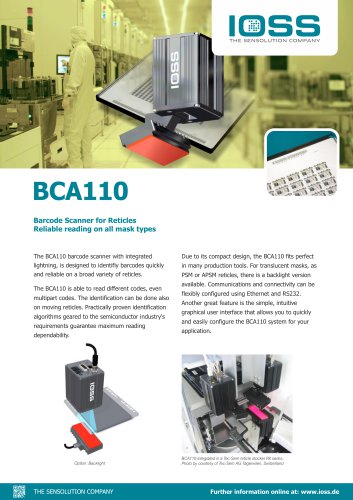 All IOSS GmbH Intelligente optische Sensoren & Systeme catalogs and ...