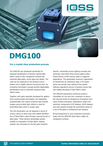 All IOSS GmbH Intelligente optische Sensoren & Systeme catalogs and ...