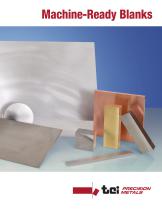 Machine-Ready Blanks - TCI Precision Metals - PDF Catalogs | Technical ...