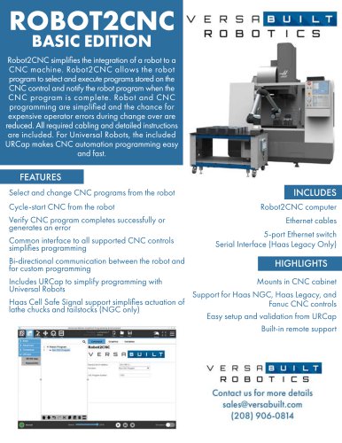 VersaBuilt Roboticsのすべてのカタログと技術パンフレット