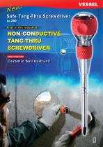 Safe Tang-Thru Screwdriver - VESSEL TOOLS USA INC - PDF Catalogs ...