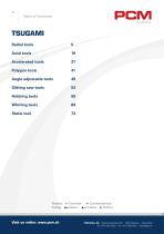 TSUGAMI - PCM - PDF Catalogs | Technical Documentation | Brochure