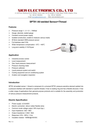 All Shaanxi Sier Electronics Co., Ltd. catalogs and technical brochures