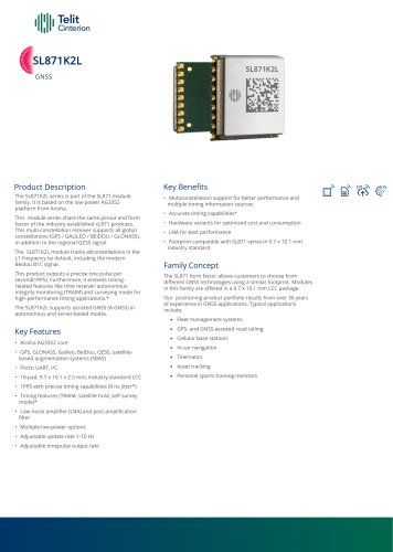 All Telit catalogs and technical brochures