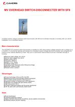 Motorized disconnect switch - NOGARIS OP - Cahors - medium-voltage ...