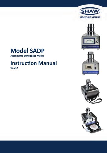 All Shaw Moisture Meters catalogs and technical brochures