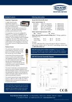 SWS-SD3 Weatherproof Sample System Specification Sheet - Shaw Moisture ...