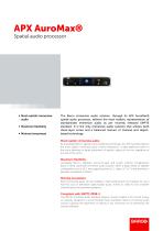 APX AuroMax® - Barco - PDF Catalogs | Technical Documentation | Brochure