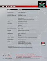 ALTM Gemini - Optech - PDF Catalogs | Technical Documentation | Brochure