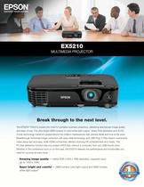 brochure_ex5210 - EPSON - PDF Catalogs | Technical Documentation | Brochure