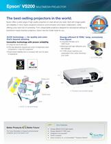 Epson VS200 Multimedia Projector - EPSON - PDF Catalogs | Technical ...