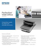 specs_v500 - EPSON - PDF Catalogs | Technical Documentation | Brochure