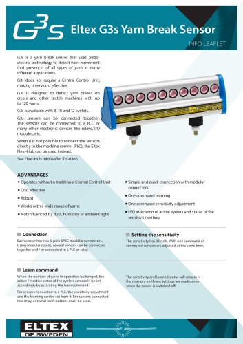 Weft Stop Motions for air-jet weaving machines - Eltex of Sweden AB ...