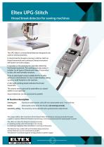 UPG-Stitch, thread break sensor. - Eltex of Sweden AB - PDF Catalogs ...