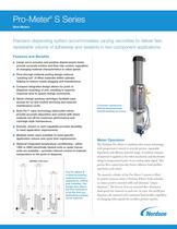 Pro-Meter S Series Meter - Nordson Adhesive Dispensing - PDF Catalogs ...