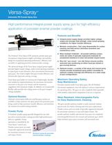 Versa-Spray IPS-PE Powder Coating Guns with Controls - Nordson Adhesive ...