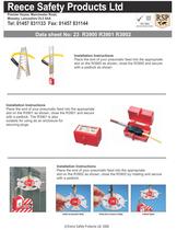 Pneumatic Lockouts - Reece Safety Products - PDF Catalogs | Technical ...