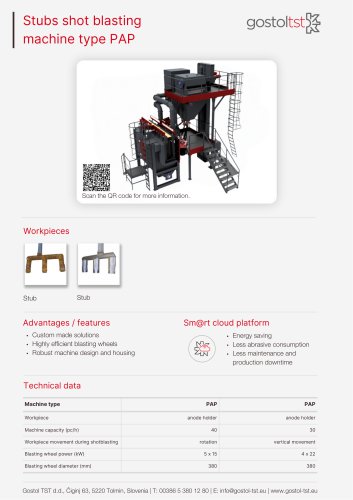 Wire mesh belt shot blasting machine type KTP - Gostol TST - PDF ...