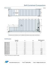 SCM Series Self-Contained Commercial Compactor Systems for Wet Waste ...