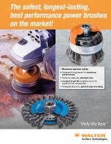 Power Brushes - WALTER - PDF Catalogs | Technical Documentation | Brochure