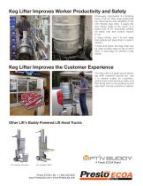Lift’n Buddy Powered Lifting Keg Transporter - Presto Lifts - PDF ...
