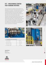 FCT - MACHINING CENTER FOR TURBINE ROTORS - Camozzi Machine Tools - PDF ...