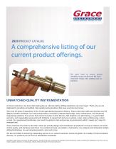 2020 Product Catalog - Grace Instrument Co. - PDF Catalogs | Technical ...