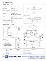 Migatron Ultrasonic Sensors - Migatron - PDF Catalogs | Technical ...