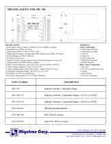 SPC-701, SPC-704 - Migatron - PDF Catalogs | Technical Documentation ...