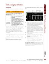 1065_SNAP - Opto 22 - PDF Catalogs | Technical Documentation | Brochure