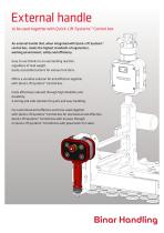 Control box handle - 1014100245 - Binar Handling AB - pulling / pneumatic