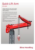 Pillar jib crane - QLA 200i - Binar Handling AB - lifting / rotary