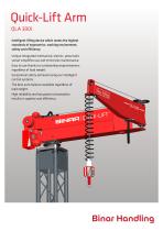Pillar manipulator - QLA 300i - Binar Handling AB - electric / for ...