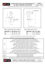 ASL Ultrasonic level switches - Valcom - PDF Catalogs | Technical ...