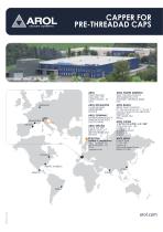 CAPPER FOR PRE-THREADED CAPS - AROL Closure systems - PDF Catalogs ...
