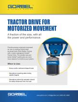 TRACTOR DRIVE FOR MOTORIZED MOVEMENT - Gorbel - PDF Catalogs ...