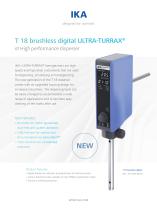 Vertical-axis disperser - T 18 brushless digital ULTRA-TURRAX® - IKA ...