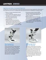 Z850 Zoom Stereo Microscope Serie - Unitron - PDF Catalogs | Technical ...