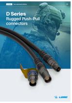 Hybrid connector - OPTIMA D Series - LEMO - data / electrical power ...