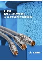 LEMO Cable assemblies and connectivity solutions - LEMO - PDF Catalogs | Technical Documentation ...