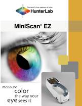 Portable spectrophotometer - MiniScan EZ - HunterLab Europe GmbH ...