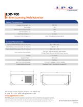 LDD-700 Inline Weld Monitor Datasheet - IPG Photonics Corporation - PDF ...