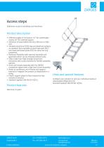 Access steps - ZARGES - PDF Catalogs | Technical Documentation | Brochure